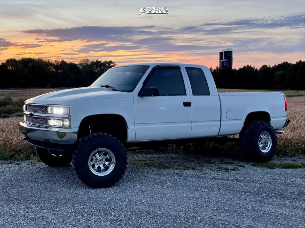 1998 Chevrolet K1500 Wheel Offset Hella Stance >5" Suspension Lift 6 ...