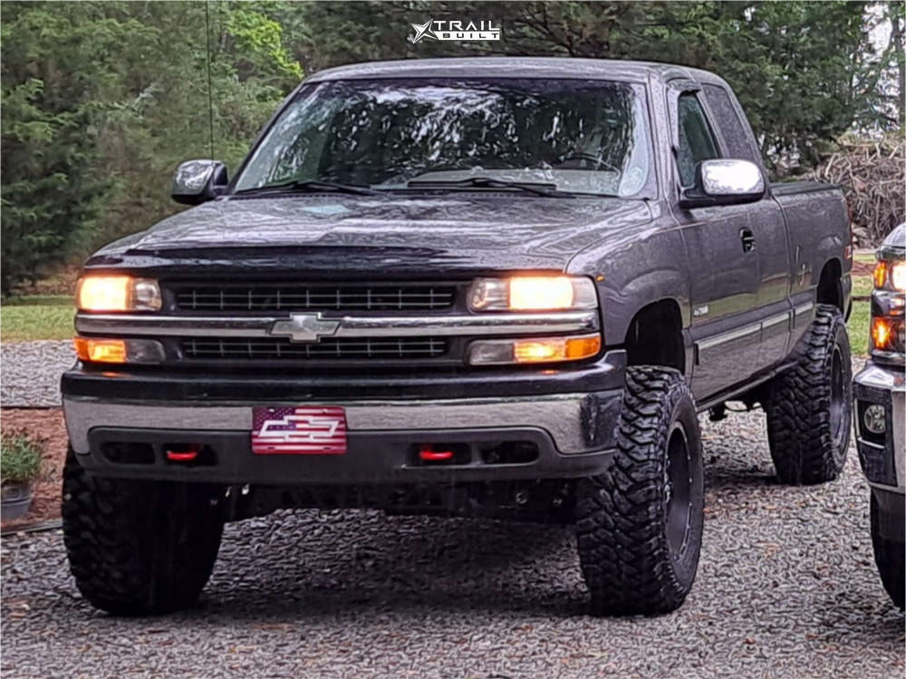 2000 Chevrolet Silverado 1500 Wheel Offset Aggressive > 1" Outside ...