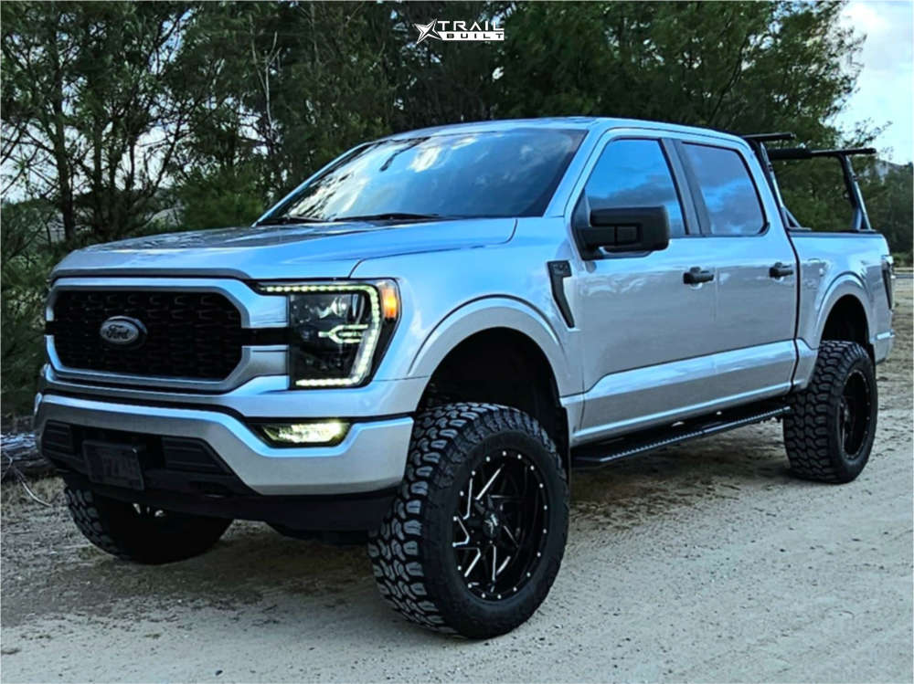 2021 Ford F-150 Wheel Offset Aggressive > 1" Outside Fender Suspension ...