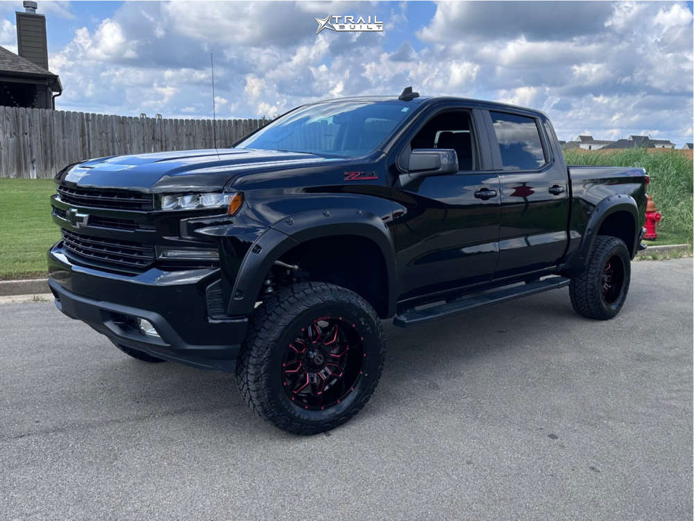 2019 Chevrolet Silverado 1500 Wheel Offset Aggressive > 1" Outside ...