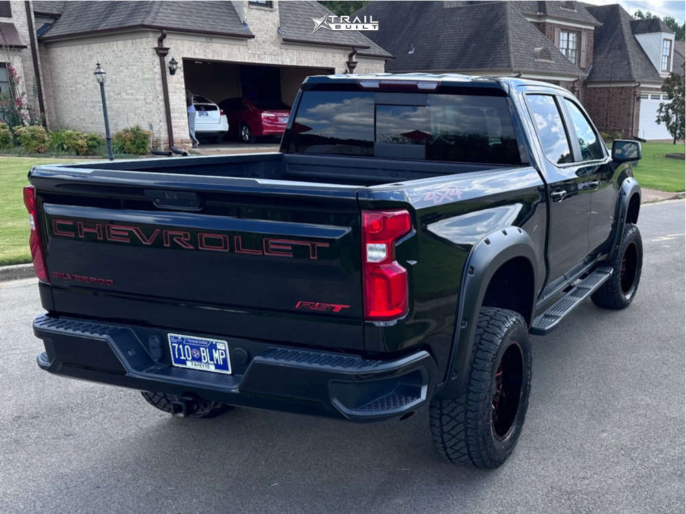 2019 Chevrolet Silverado 1500 Wheel Offset Aggressive > 1" Outside ...