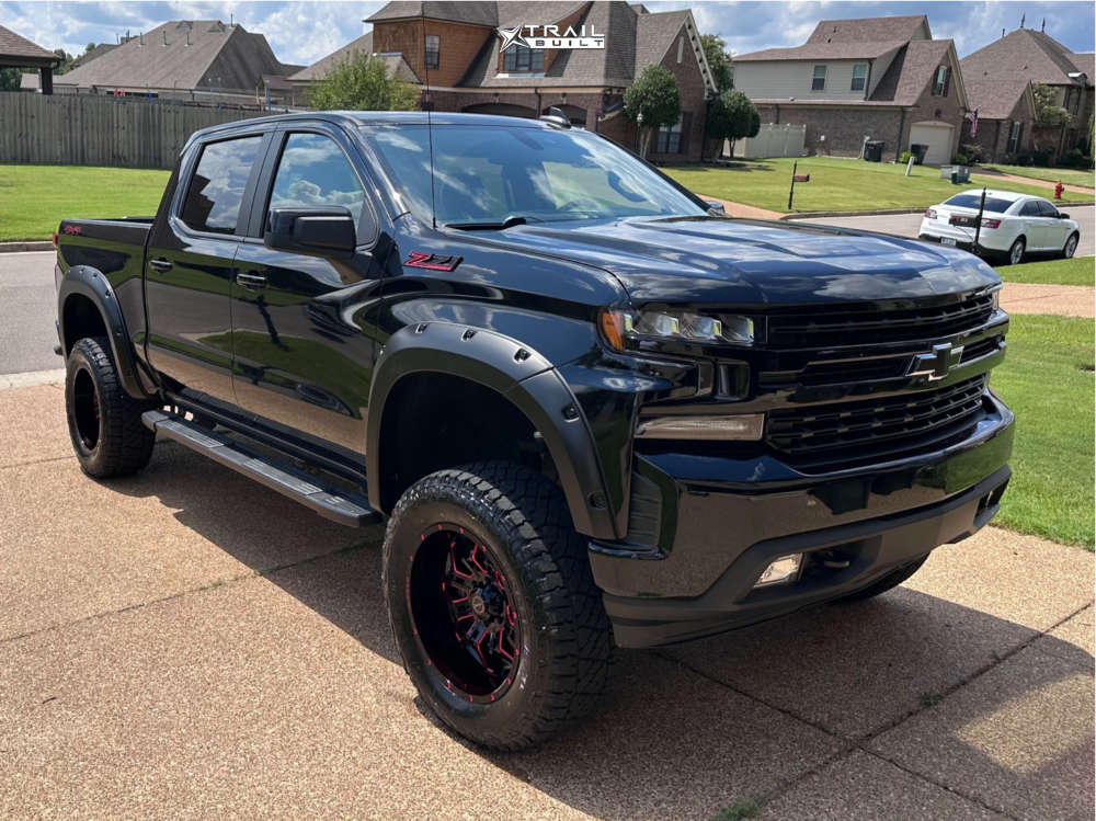 2019 Chevrolet Silverado 1500 Wheel Offset Aggressive > 1" Outside ...
