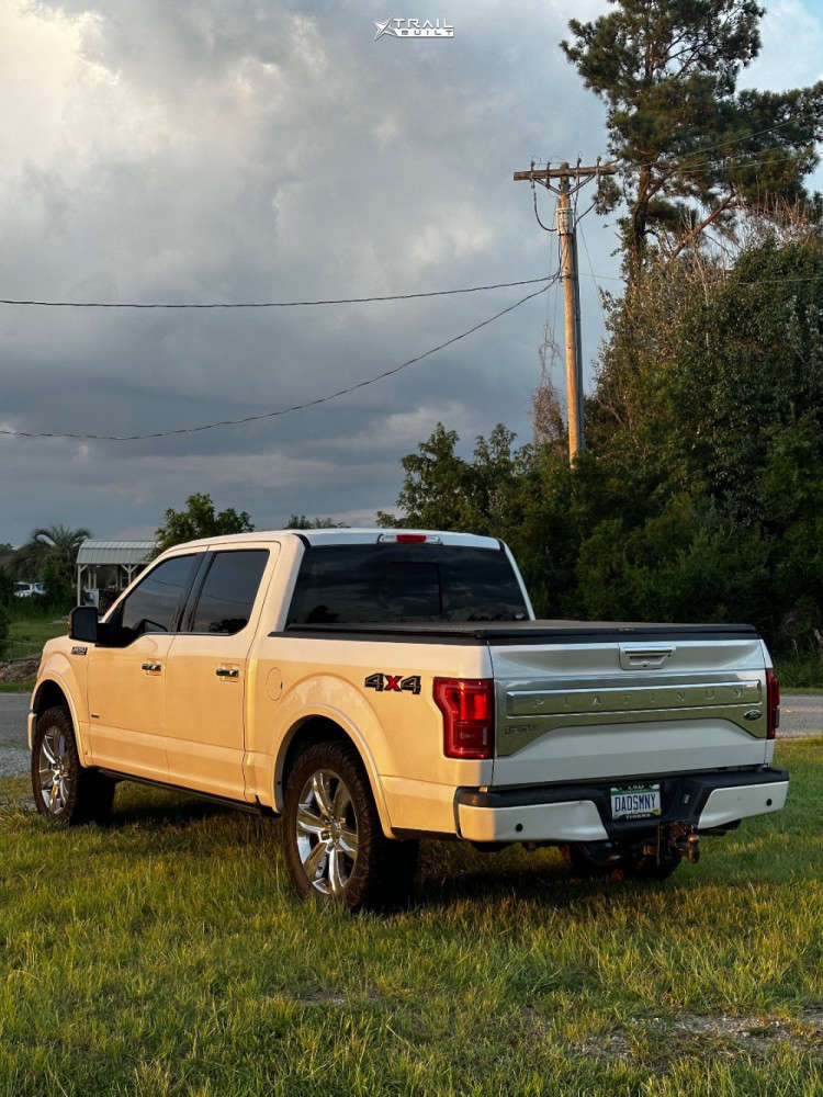 2015 Ford F-150 Wheel Offset Slightly Aggressive Leveling Kit | 2764026 ...