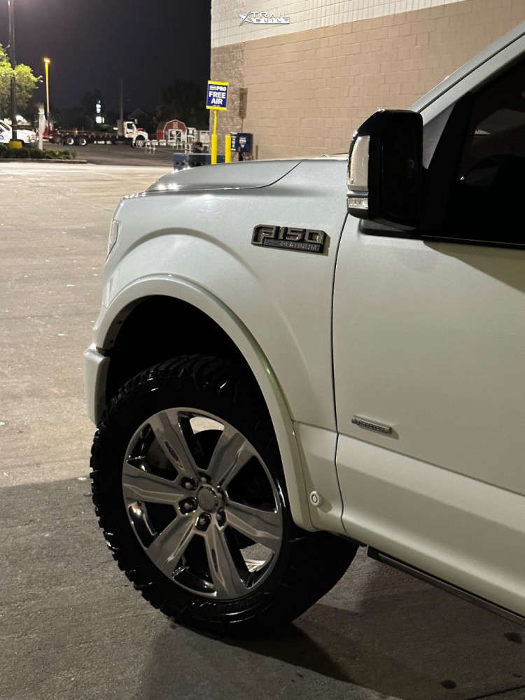 2015 Ford F-150 Wheel Offset Slightly Aggressive Leveling Kit | 2764026 ...