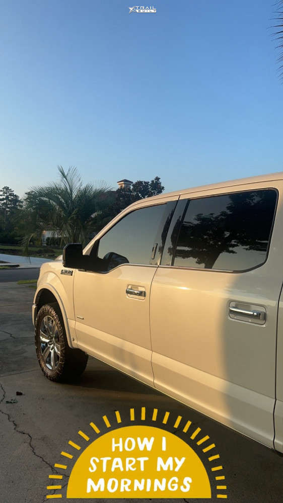 2015 Ford F-150 Wheel Offset Slightly Aggressive Leveling Kit | 2764026 ...