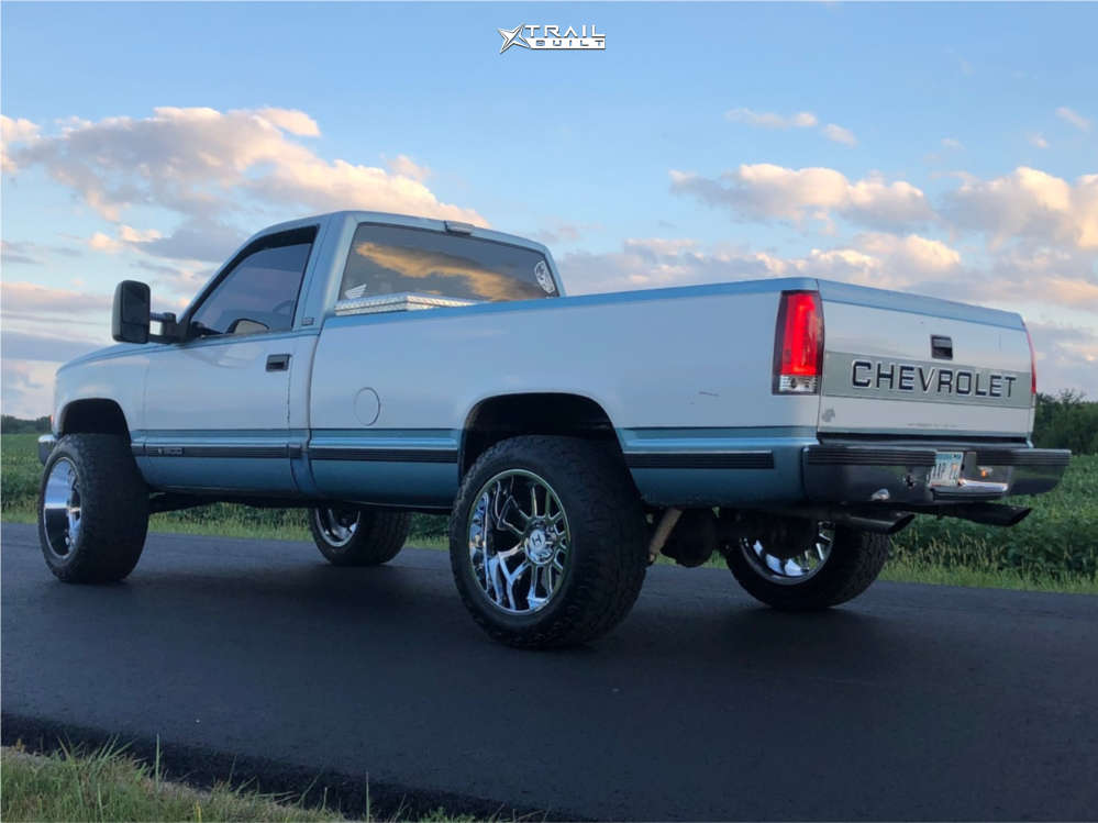 1992 Chevrolet C1500 Wheel Offset Aggressive > 1" Outside Fender ...