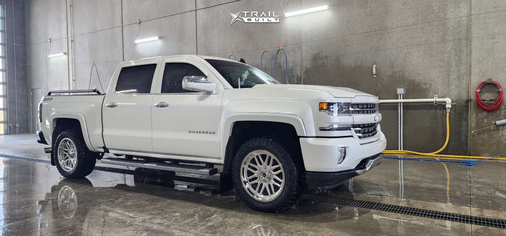 2017 Chevrolet Silverado 1500 Wheel Offset Aggressive > 1" Outside ...