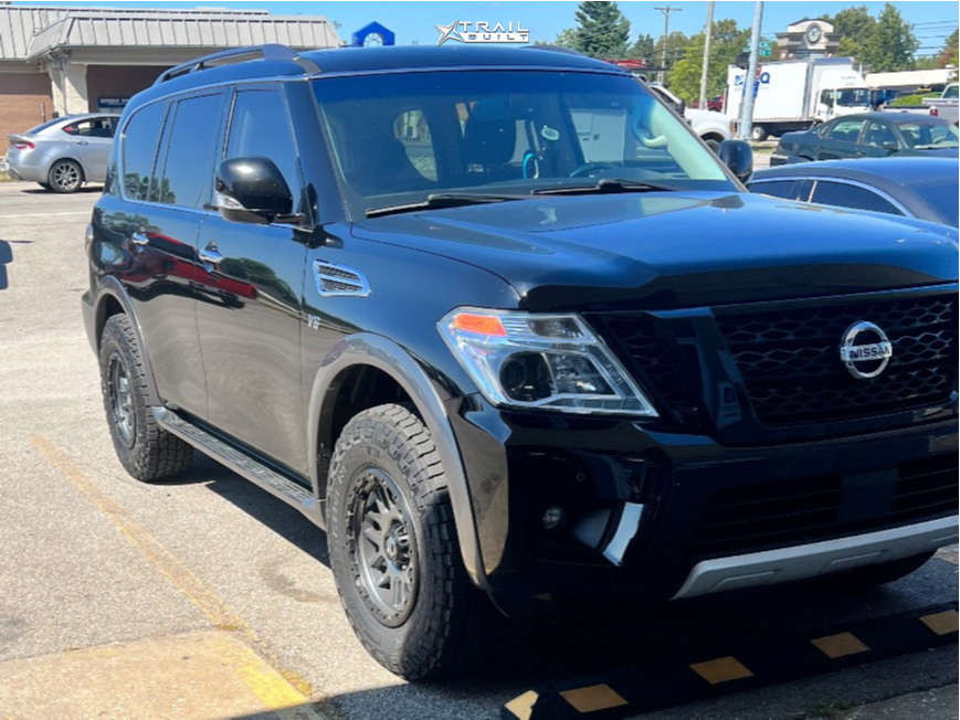 2017 Nissan Armada Wheel Offset Nearly Flush Leveling Kit | 2768015 ...