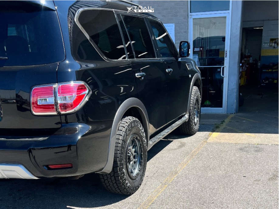 2017 Nissan Armada Wheel Offset Nearly Flush Leveling Kit | 2768015 ...