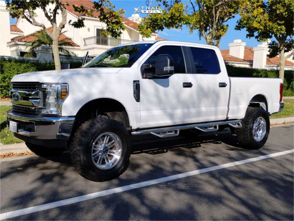 2019 Ford F-250 Super Duty Wheel Offset Aggressive > 1" Outside Fender ...