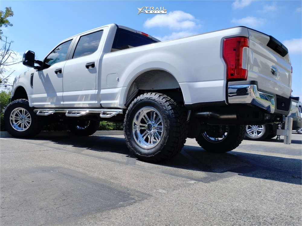 2019 Ford F-250 Super Duty Wheel Offset Aggressive > 1" Outside Fender ...