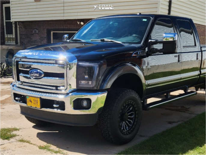 2016 Ford F-350 Super Duty Wheel Offset Aggressive > 1" Outside Fender ...