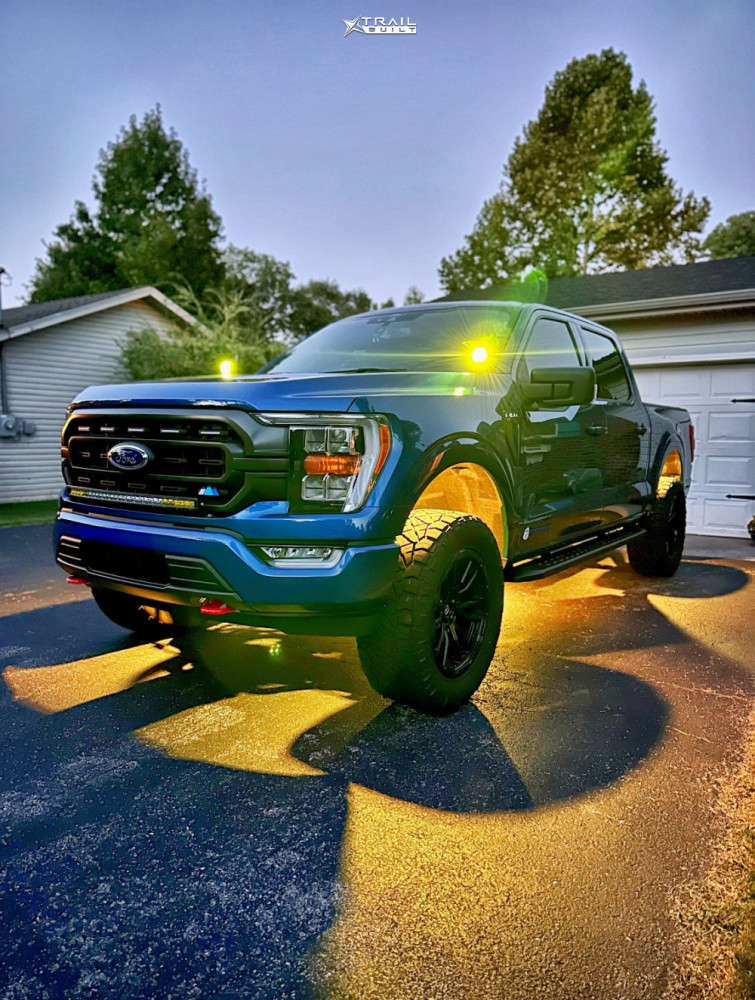 2022 Ford F-150 Wheel Offset Aggressive > 1" Outside Fender Suspension ...
