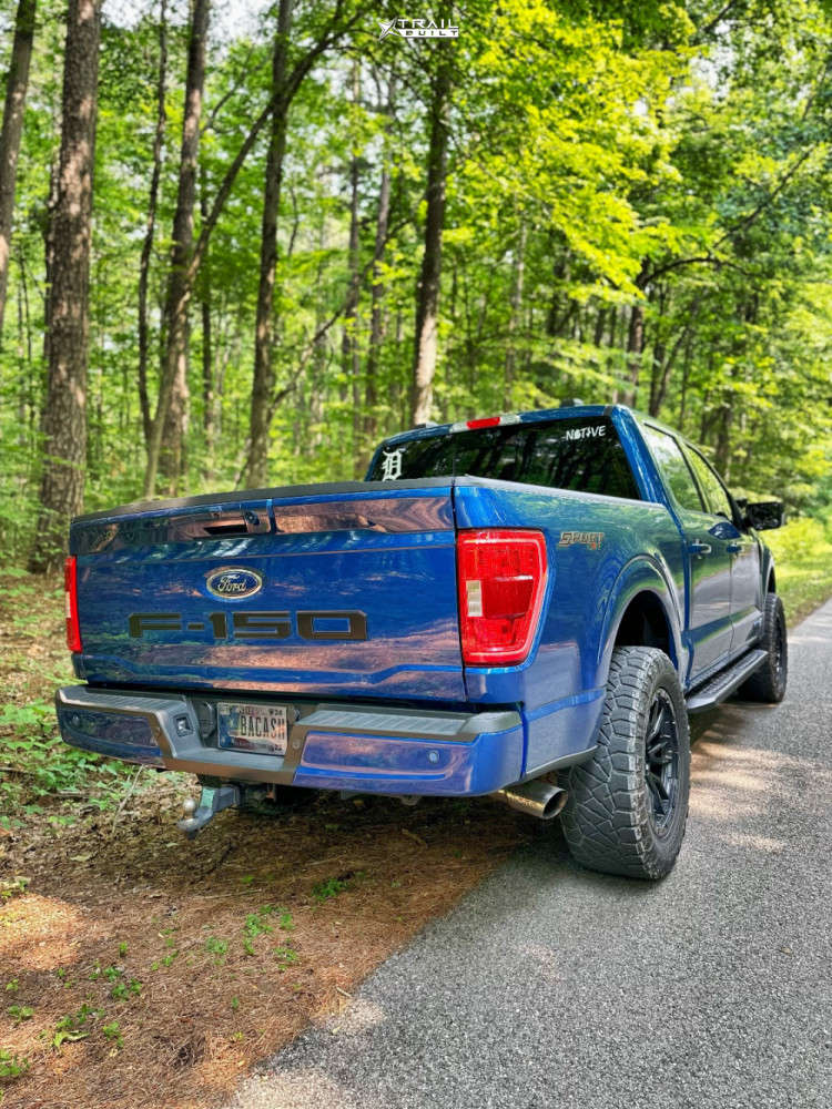 2022 Ford F-150 Wheel Offset Aggressive > 1" Outside Fender Suspension ...