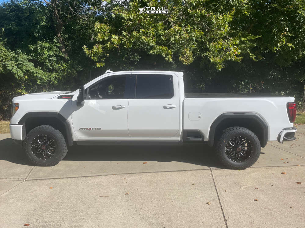 2022 GMC Sierra 2500 HD Wheel Offset Slightly Aggressive Leveling Kit ...