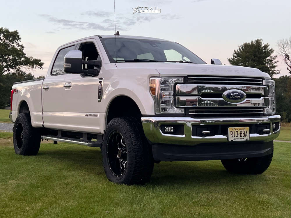 2019 Ford F-250 Super Duty Wheel Offset Aggressive > 1" Outside Fender ...