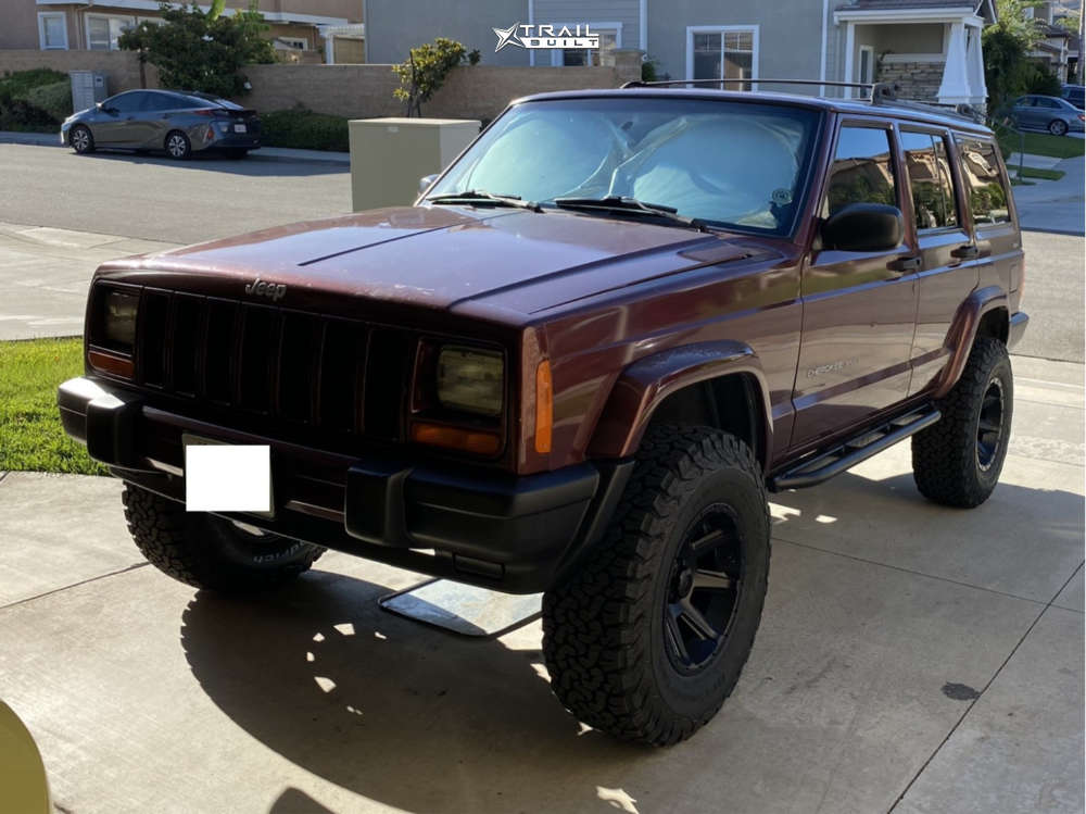 2001 Jeep Cherokee Wheel Offset Slightly Aggressive Suspension Lift 3 ...