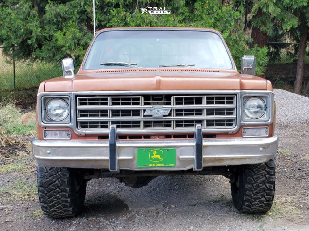 1978 Chevrolet K20 Wheel Offset Aggressive > 1" Outside Fender Leveling ...