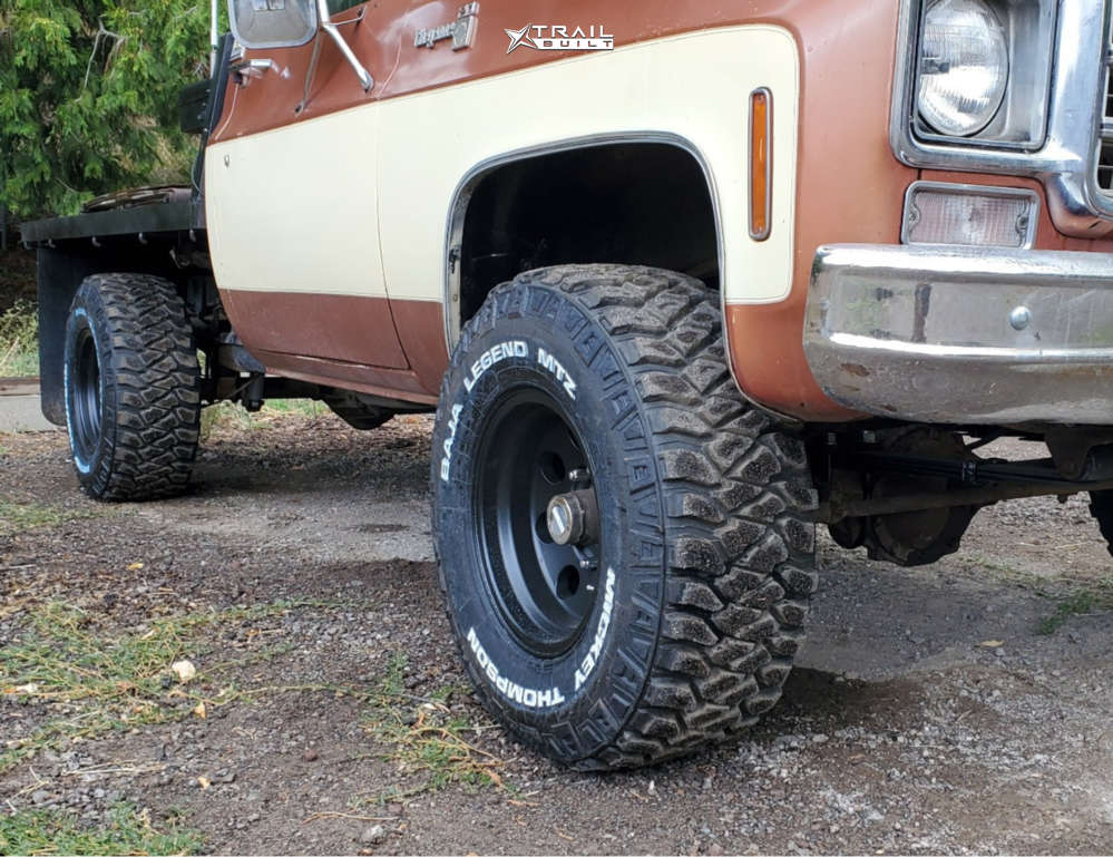 1978 Chevrolet K20 Wheel Offset Aggressive > 1" Outside Fender Leveling ...