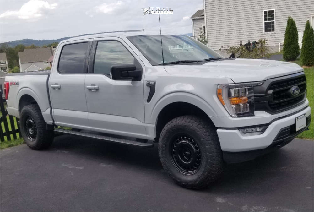 2022 Ford F-150 Wheel Offset Aggressive > 1" Outside Fender Leveling ...