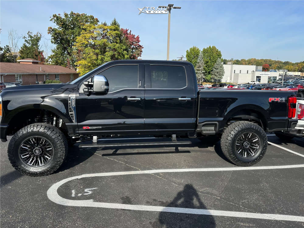 2023 Ford F-250 Super Duty Wheel Offset Aggressive > 1" Outside Fender ...