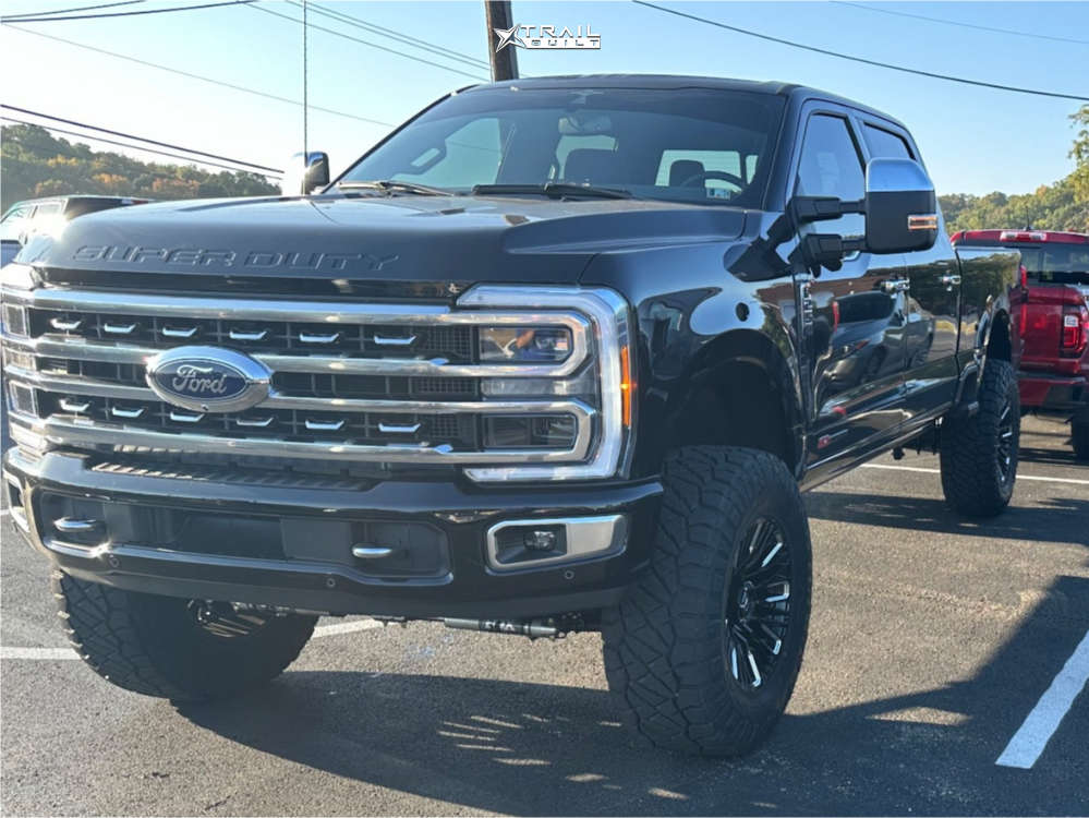 2023 Ford F-250 Super Duty Wheel Offset Aggressive > 1" Outside Fender ...