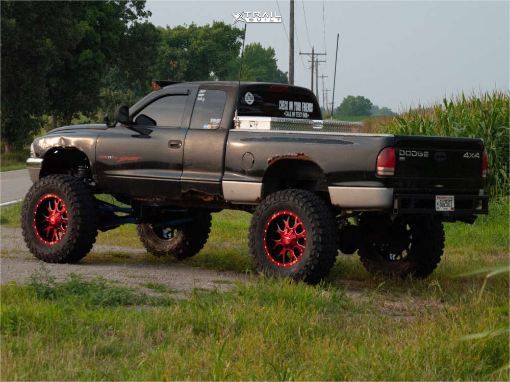 1998 Dodge Dakota Wheel Offset Hella Stance >5" Suspension Lift 9 ...