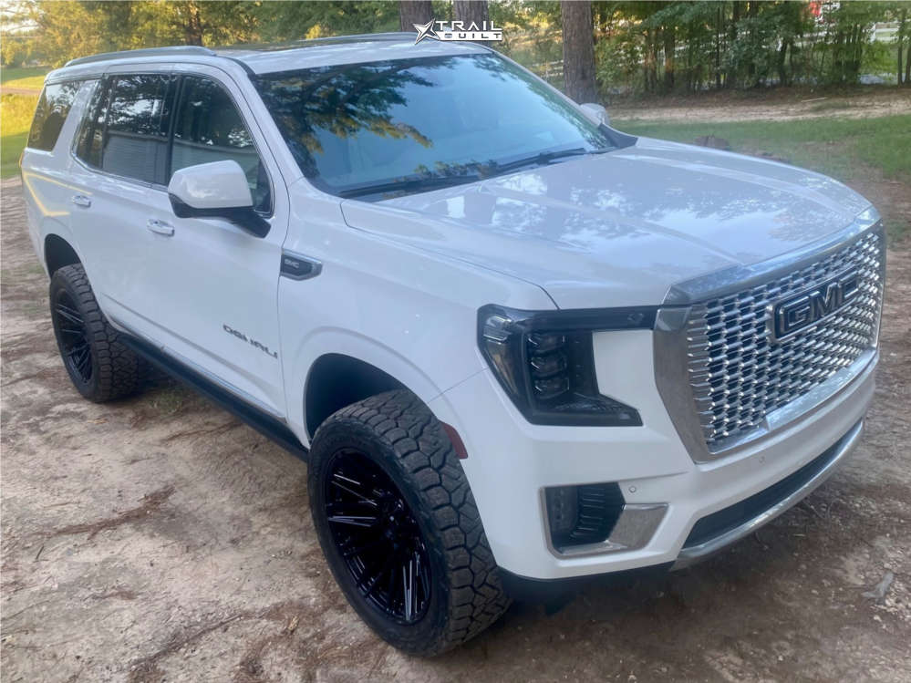 2021 GMC Yukon Wheel Offset Aggressive > 1" Outside Fender Suspension Lift 3" | 2790832 ...