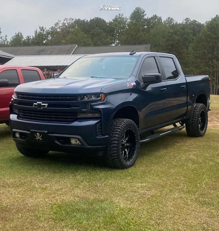 2019 Chevrolet Silverado 1500 Wheel Offset Aggressive > 1" Outside ...