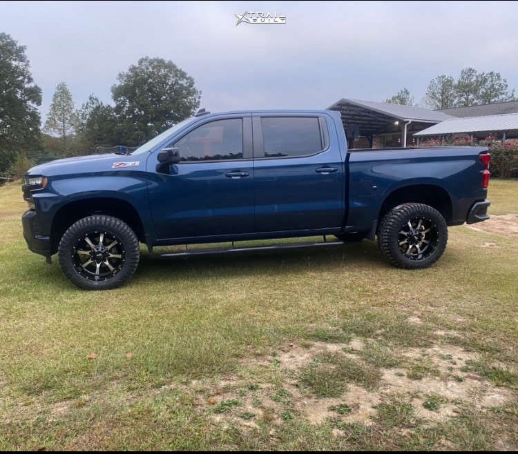 2019 Chevrolet Silverado 1500 Wheel Offset Aggressive > 1" Outside ...