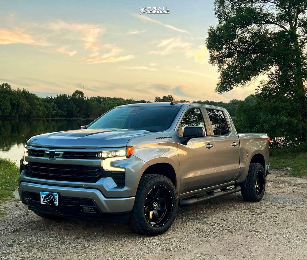 2023 Chevrolet Silverado 1500 Wheel Offset Aggressive > 1" Outside ...