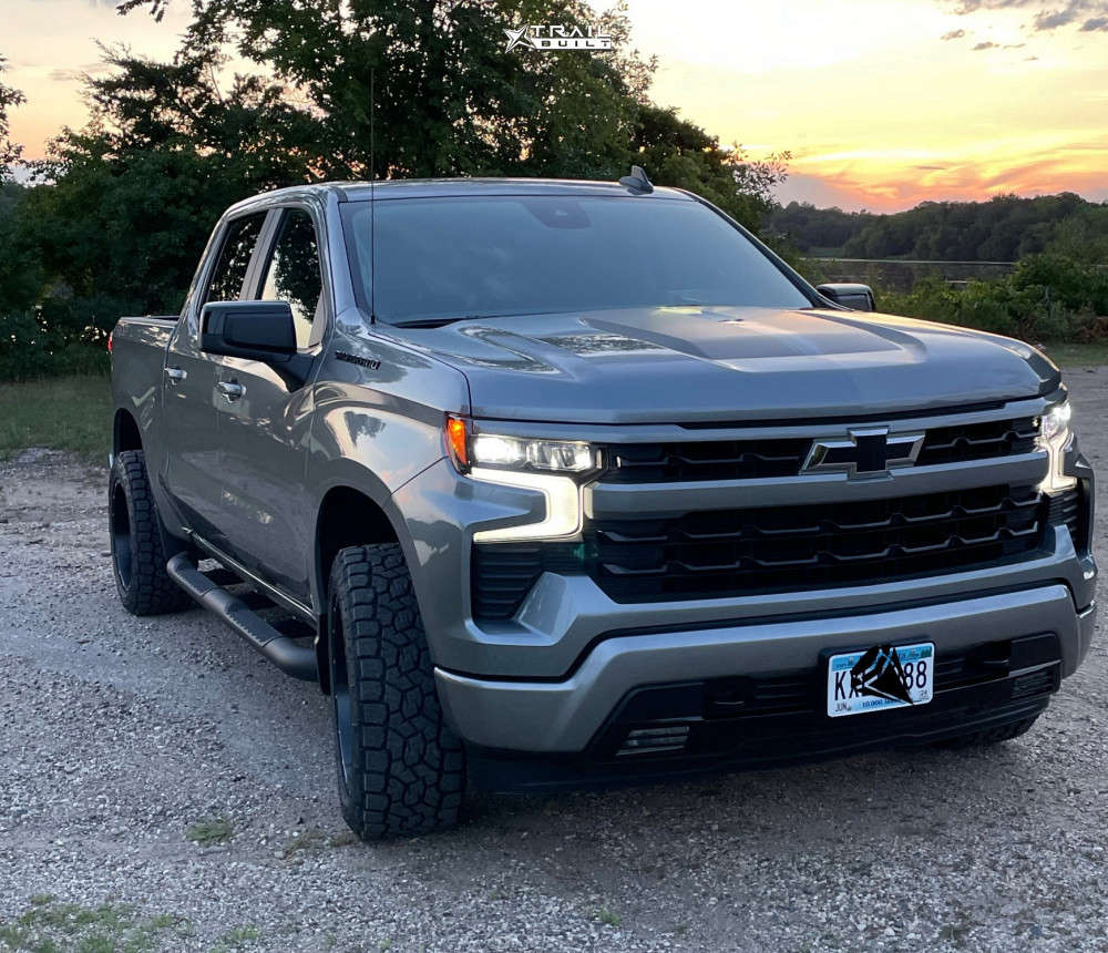 2023 Chevrolet Silverado 1500 Wheel Offset Aggressive > 1" Outside ...