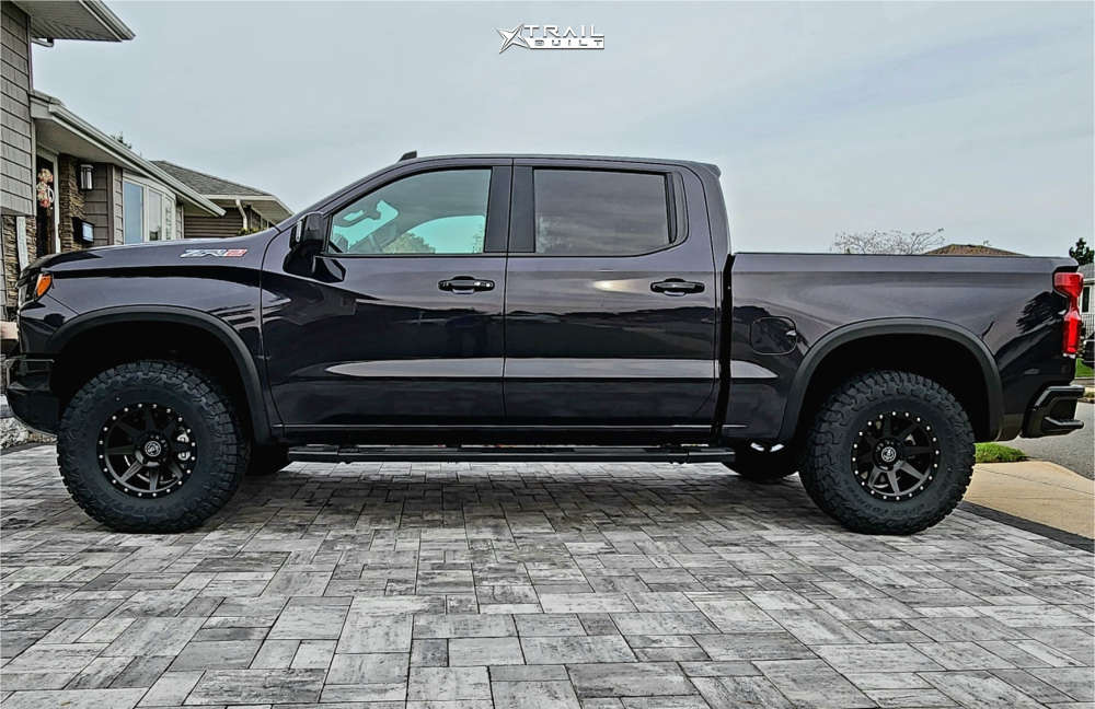 2023 Chevrolet Silverado 1500 Wheel Offset Slightly Aggressive Leveling ...