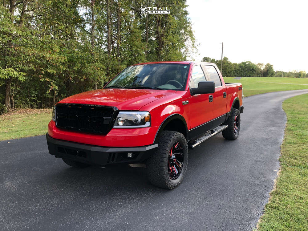 2007 Ford F-150 Wheel Offset Aggressive > 1" Outside Fender Suspension ...
