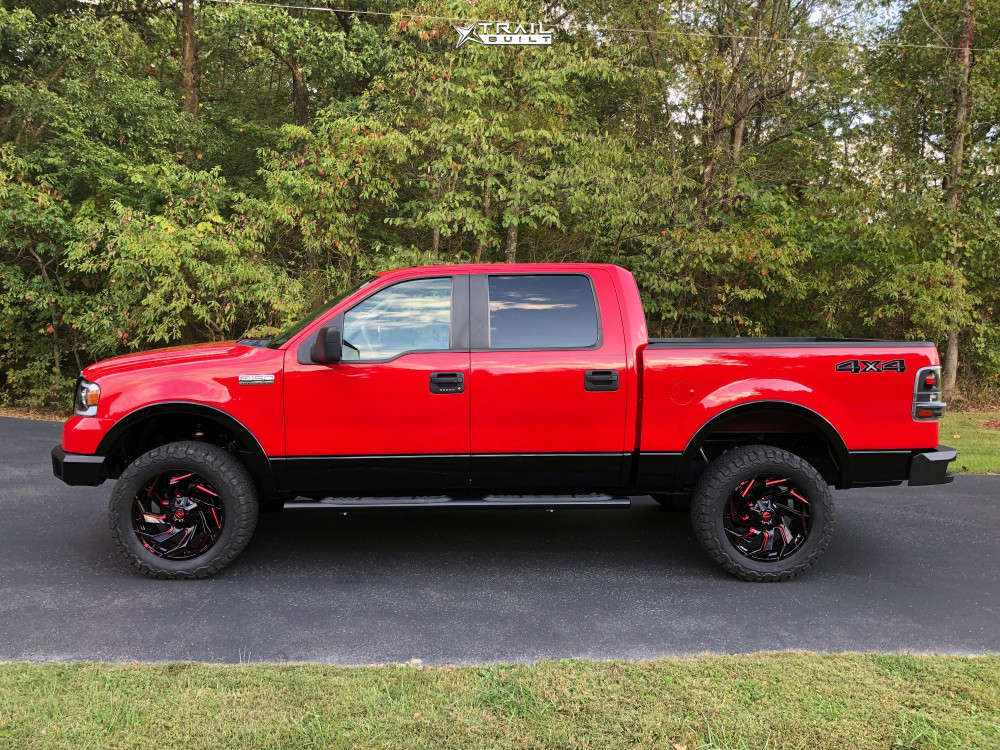 2007 Ford F-150 Wheel Offset Aggressive > 1" Outside Fender Suspension ...