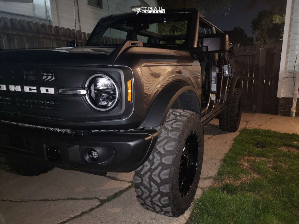 2022 Ford Bronco Wheel Offset Aggressive > 1" Outside Fender Leveling ...
