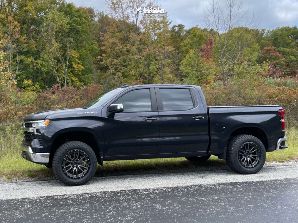 2023 Chevrolet Silverado 1500 Wheel Offset Slightly Aggressive Leveling ...