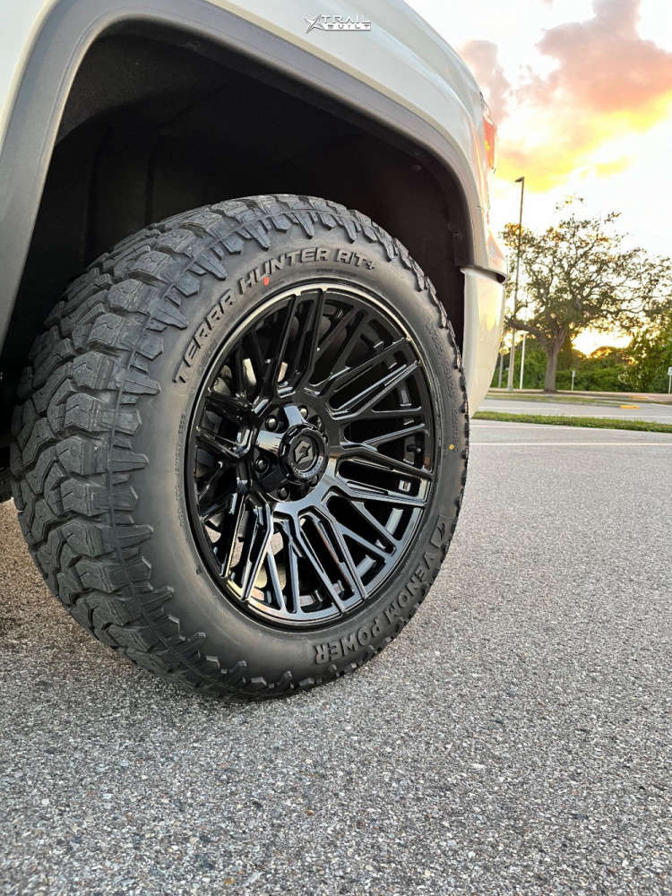 2015 GMC Sierra 1500 Wheel Offset Aggressive > 1" Outside Fender ...