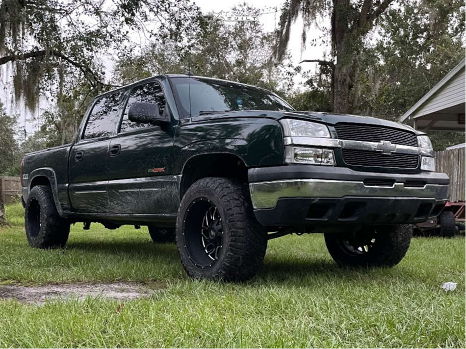 2005 Chevrolet Silverado 1500 Wheel Offset Super Aggressive 3"-5 ...