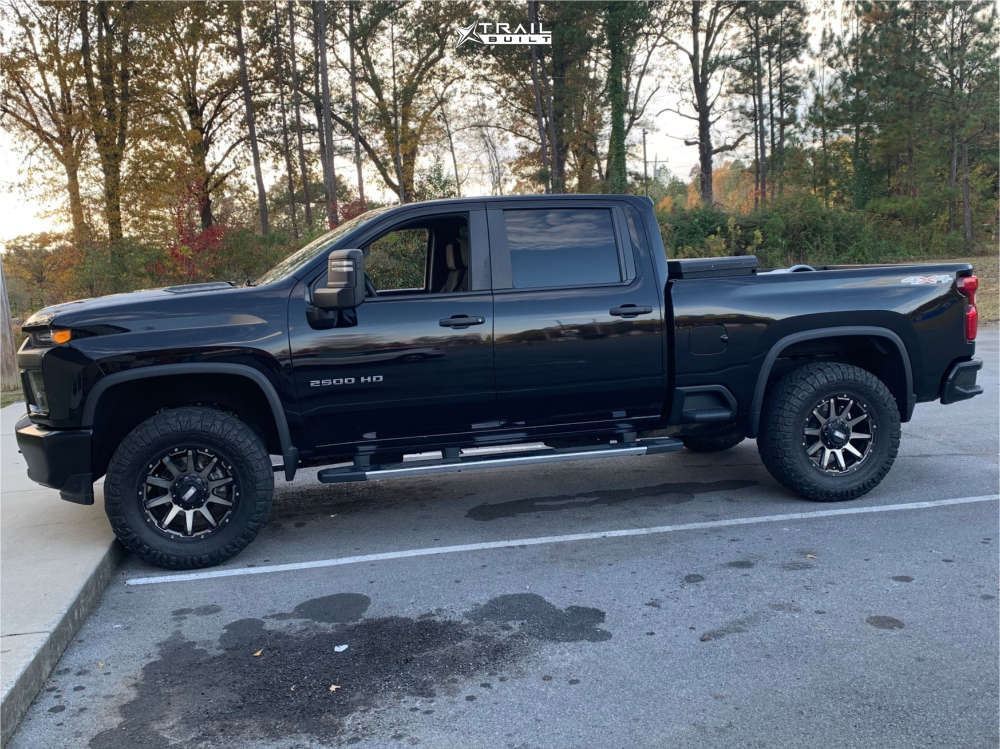 2020 Chevrolet Silverado 2500 HD Wheel Offset Aggressive > 1" Outside ...