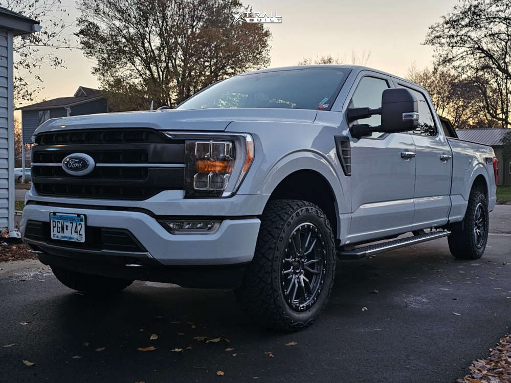 2021 Ford F-150 Wheel Offset Slightly Aggressive Leveling Kit | 2811105 ...