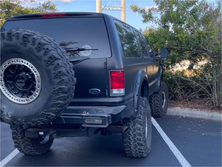 2001 Ford Excursion Wheel Offset Aggressive > 1" Outside Fender ...