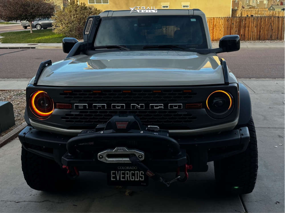2022 Ford Bronco Wheel Offset Aggressive > 1" Outside Fender Leveling ...
