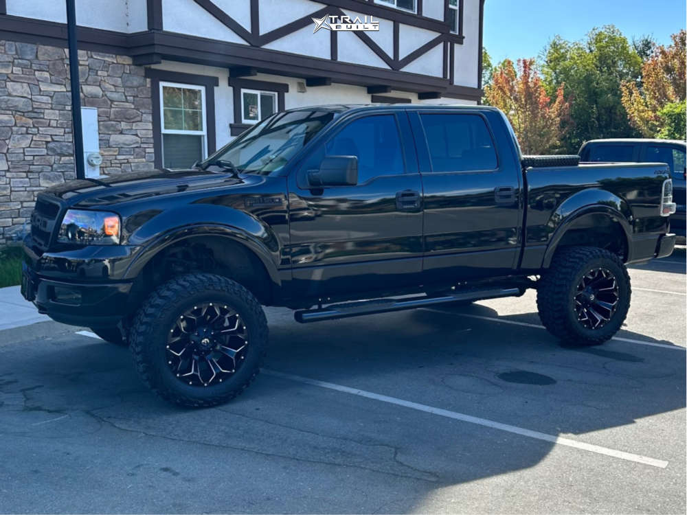 2004 Ford F-150 Wheel Offset Aggressive > 1" Outside Fender Suspension ...