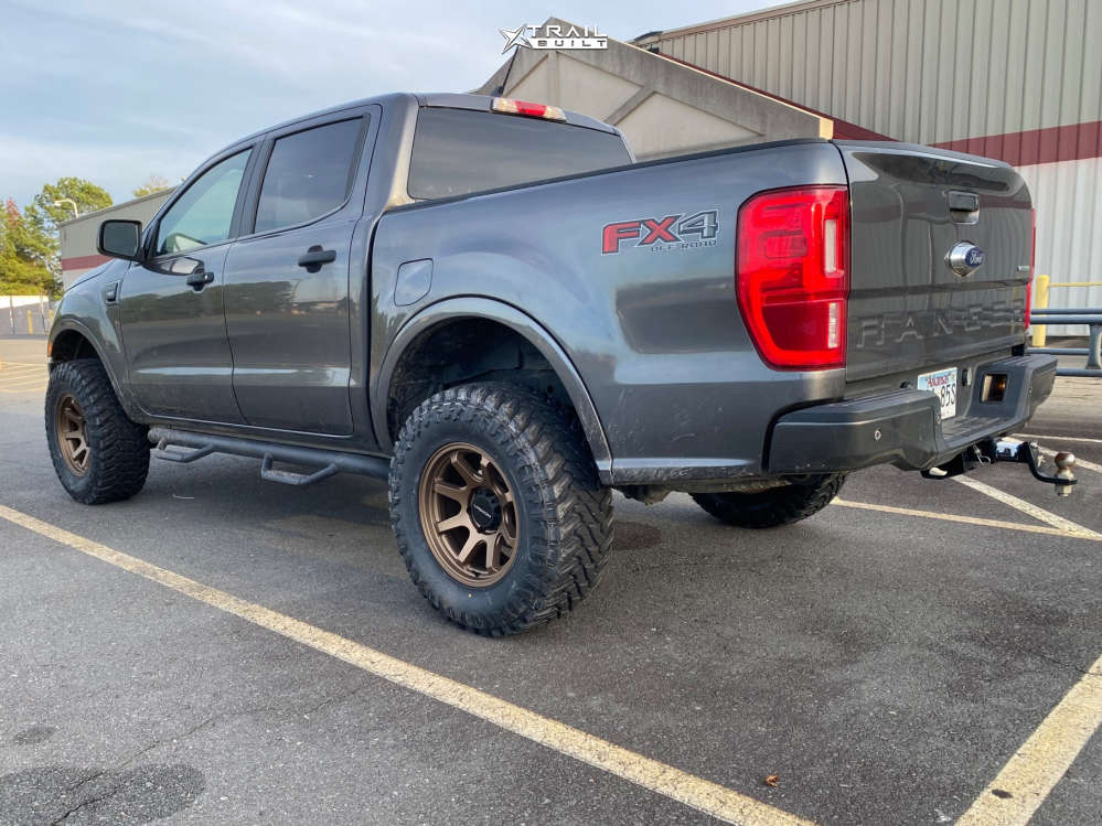 2019 Ford Ranger Wheel Offset Aggressive > 1" Outside Fender Suspension ...