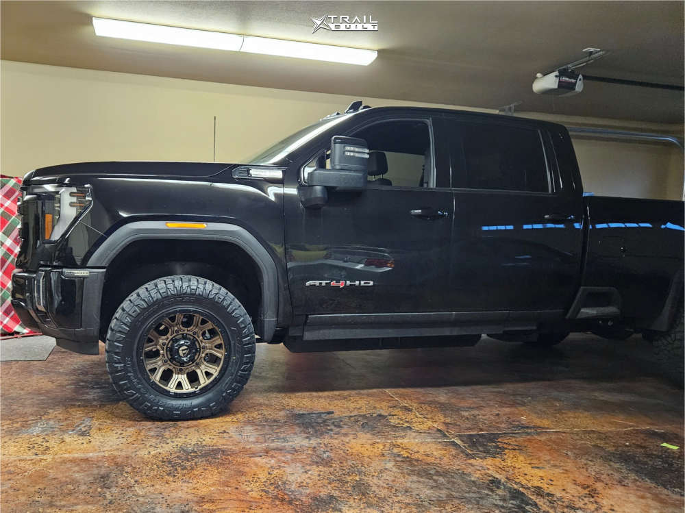 2024 GMC 3500HD AT4 Wheel Offset Aggressive > 1" Outside Fender Body ...