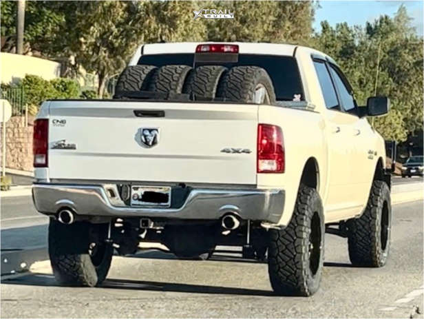 2015 Ram 1500 Wheel Offset Aggressive > 1" Outside Fender Suspension ...