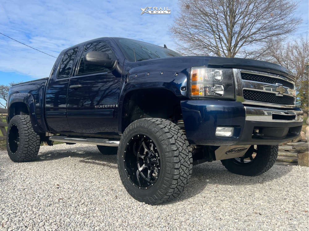 2009 Chevrolet Silverado 1500 Wheel Offset Aggressive > 1" Outside ...
