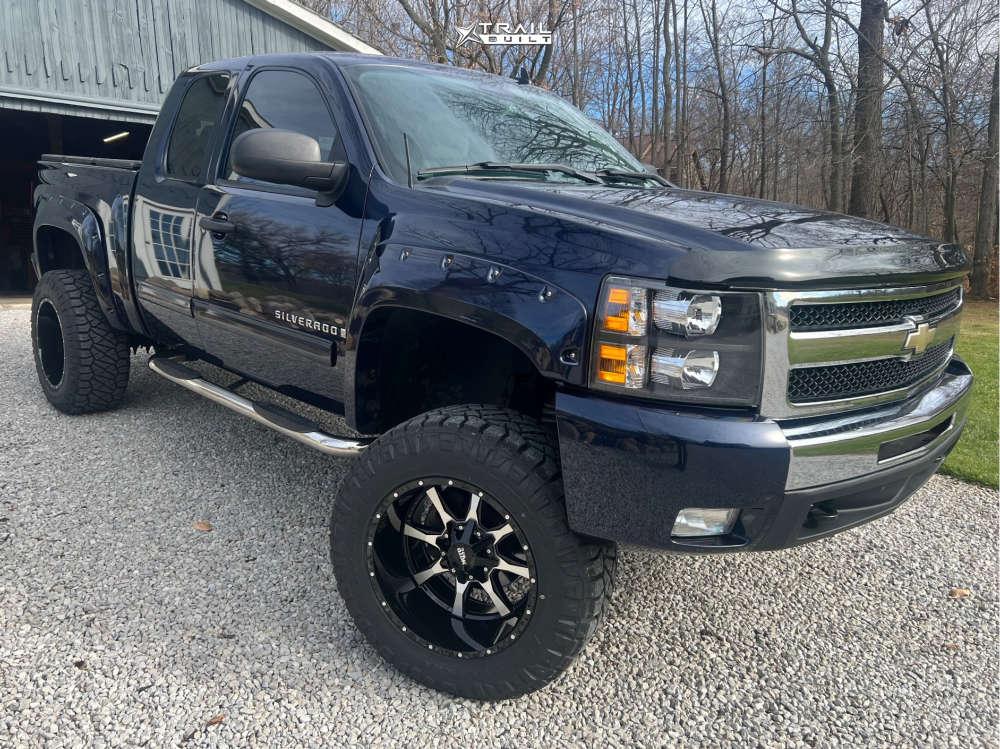2009 Chevrolet Silverado 1500 Wheel Offset Aggressive > 1" Outside ...