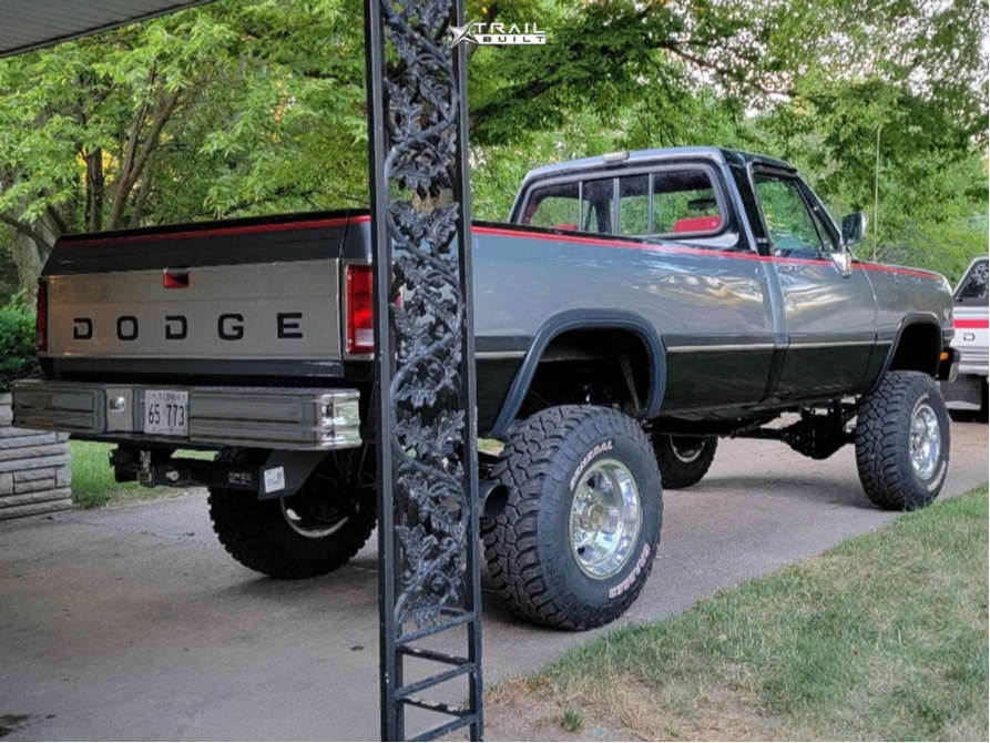1993 Dodge W250 Wheel Offset Slightly Aggressive Suspension Lift 6 ...